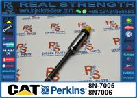 China Perkins original Perkins 8N-7005 Diesel Engine Parts Fuel Injector Pencil Nozzle for 3304 3306 Excavator Loader 235 966D 966E new injector original new injector for sale
