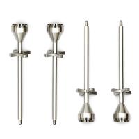 China Cnc Turning Parts 316l Stainless Steel Long Tapered Shaft With Threads for sale