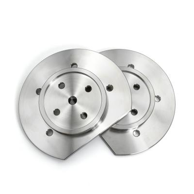 China 304 Stainless Steel Special Shaped Flange Base Turned And Milled Parts for sale