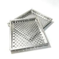 China 6061 Aluminum 5 Axis CNC Machining Parts  Perforated Tray Part for sale