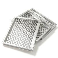 China 6061 Aluminum 5 Axis CNC Machining Parts  Perforated Tray Part for sale