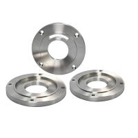 China Custom CNC 304 Stainless Steel Turned Parts Precision Flange Ring Part for sale