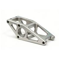 China Milled LightWeight 5 Axis Cnc Machine Parts  Aluminum Bracket Hollow Cut Out for sale