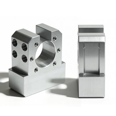 China CNC Milling Aluminum Mounting Block Precision U‑Shape Mechanical Clamp Housing Component for sale