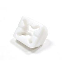 China Precision Four Way Custom Machined Plastic Parts Pom Cnc Natural White for sale