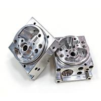 China 6061 Custom Machined Aluminum Parts 9 Axis 5 Linkage Turn Milling Valve Block for sale