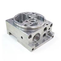 China 6061 Custom Machined Aluminum Parts 9 Axis 5 Linkage Turn Milling Valve Block for sale