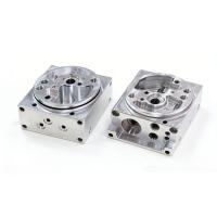 China 6061 Custom Machined Aluminum Parts 9 Axis 5 Linkage Turn Milling Valve Block for sale