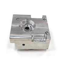 China 6061 Custom Machined Aluminum Parts 9 Axis 5 Linkage Turn Milling Valve Block for sale