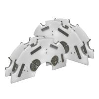 China White UPE CNC Milling Rotary Turret Segment Machined Plastic Parts Multi Axis OEM for sale