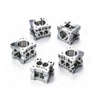 China Precision CNC Aluminum Manifold Block Custom Multi Hole Part For Industrial Automation for sale