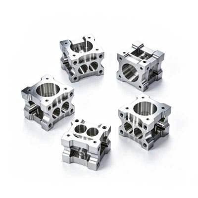 China Precision CNC Aluminum Manifold Block Custom Multi Hole Part For Industrial Automation for sale