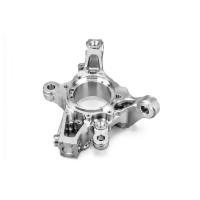China Hermle 5 Axis CNC Machined Automotive Parts 6061‑T6 Aluminum Steering Knuckle Bracket for sale