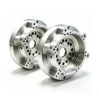 China High Precision 5 Axis Machined Parts Aluminum Complex Flange Housing For Automation Equipment for sale