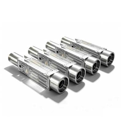 China Complex Cavity Robot Structural Parts 5 Axis CNC Milling Long Mechanical Housing for sale