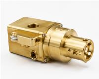 China Custom 5 Axis CNC Machined Medical Brass Valve Body For Medical Gas Control Equipment for sale