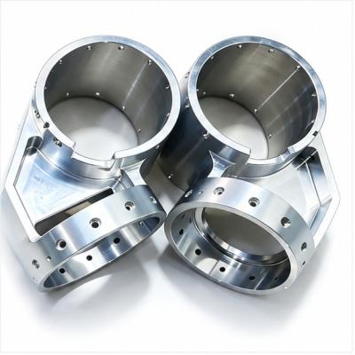China CNC Machined Robotics Components Aluminum Robot Joint Swivel Housing Robotic Rotary Component for sale