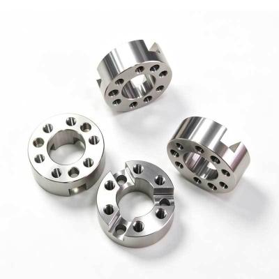 China Custom Cnc Turned Components SFG Screw  303 Stainless Steel Flange Bushing For Automation Transmission for sale