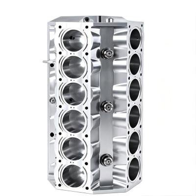 China Custom 5 Axis CNC Machining Parts Anodizing Aluminum Engine Cylinder Block for sale