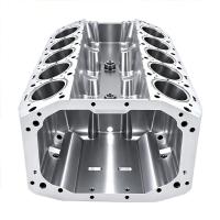 China Custom 5 Axis CNC Machining Parts Anodizing Aluminum Engine Cylinder Block for sale