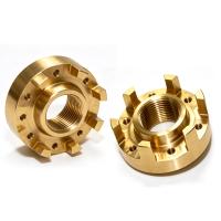 China Precision Cnc Machined Components Brass Flange Base OEM Prototype & Mass Production for sale