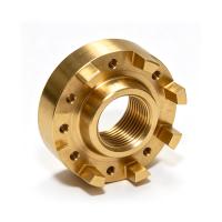 China Precision Cnc Machined Components Brass Flange Base OEM Prototype & Mass Production for sale
