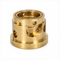 China Custom CNC Brass Eccentric Worm Gear Housing Complex Cavity for sale