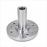 China Cnc Turning Milling Part Aluminum Flange Shaft Component Multi Mounting Holes for sale