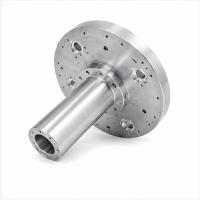 China Cnc Turning Milling Part Aluminum Flange Shaft Component Multi Mounting Holes for sale