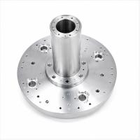 China Cnc Turning Milling Part Aluminum Flange Shaft Component Multi Mounting Holes for sale