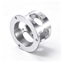 China Machined CNC Composite Parts Aluminum Hollow Flange Adapter OEM LightWeight for sale