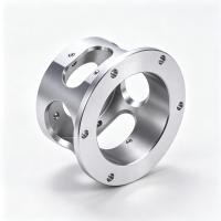 China Machined CNC Composite Parts Aluminum Hollow Flange Adapter OEM LightWeight for sale