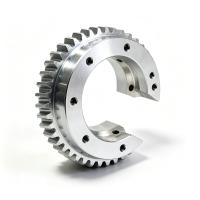 China Aluminum C‑Shaped Gear Ring Aerospace Machined Components Precision OEM Mechanical Transmission Component for sale