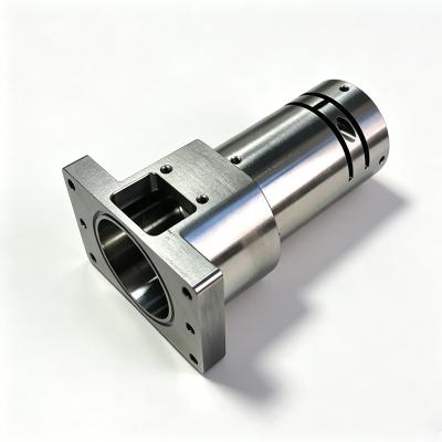 China OEM CNC Metal Parts  Aluminum Flange Sleeve High Precision For Mechanical Equipment for sale