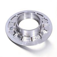 China Ultra Precision Aluminum Parts Cnc Machining Hollow Disc Flange High Strength for sale