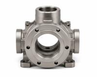 China High Precision Multi Port 5 Axis Cnc Machining Titanium Parts For Fluid Control System for sale