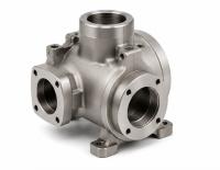 China High Precision Multi Port 5 Axis Cnc Machining Titanium Parts For Fluid Control System for sale