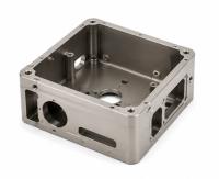 China 5 Axis Cnc Titanium Parts Equipment Housing High Precision Square Enclosure For Industrial Electronic Devices for sale