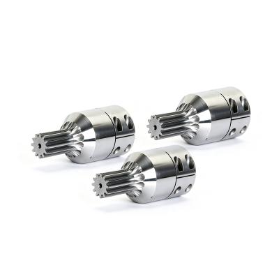 China Non Standard CNC Precision Machining Part Clamping Coupling Spline Shaft Hub For Industrial Automation Transmission for sale
