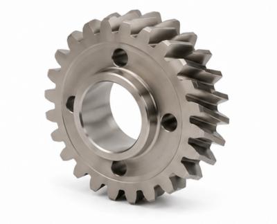 China Transmission Gear Cnc Machine Metal Parts Milled Titanium Alloy Helical Gear for sale
