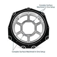 China 5 Axis CNC Machining Parts  6061 Aluminum Octagonal Frame Custom OEM Spare Part for sale
