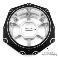 China 5 Axis CNC Machining Parts  6061 Aluminum Octagonal Frame Custom OEM Spare Part for sale
