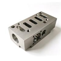 China CNC Custom Machined Aluminum Parts Hydraulic Pneumatic Manifold Block Precision Fluid Control Valve OEM for sale