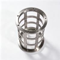 China OEM 5 Axis Cnc Machine Parts Hollow Cage Cylinder Custom Aerospace Structural Support Sleeve for sale