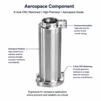 China 5 Axis CNC Machining Aerospace Parts Cylindrical Housing Custom for sale