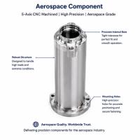 China 5 Axis CNC Machining Aerospace Parts Cylindrical Housing Custom for sale