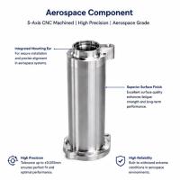 China 5 Axis CNC Machining Aerospace Parts Cylindrical Housing Custom for sale