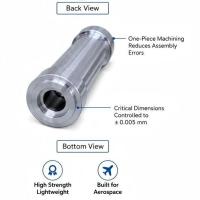 China Precision 5 Axis CNC Turn Mill Aerospace Engine Components Prototype Wear Resistance for sale