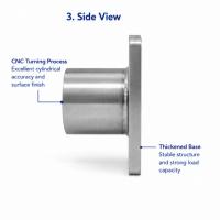 China Q235A Stainless Steel CNC Machining Parts Steel Support Seat For Industrial Equipment for sale