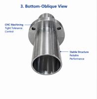 China CNC Machined Q235A Steel Bearing Housing Flange Sleeve Nickel Plating for sale